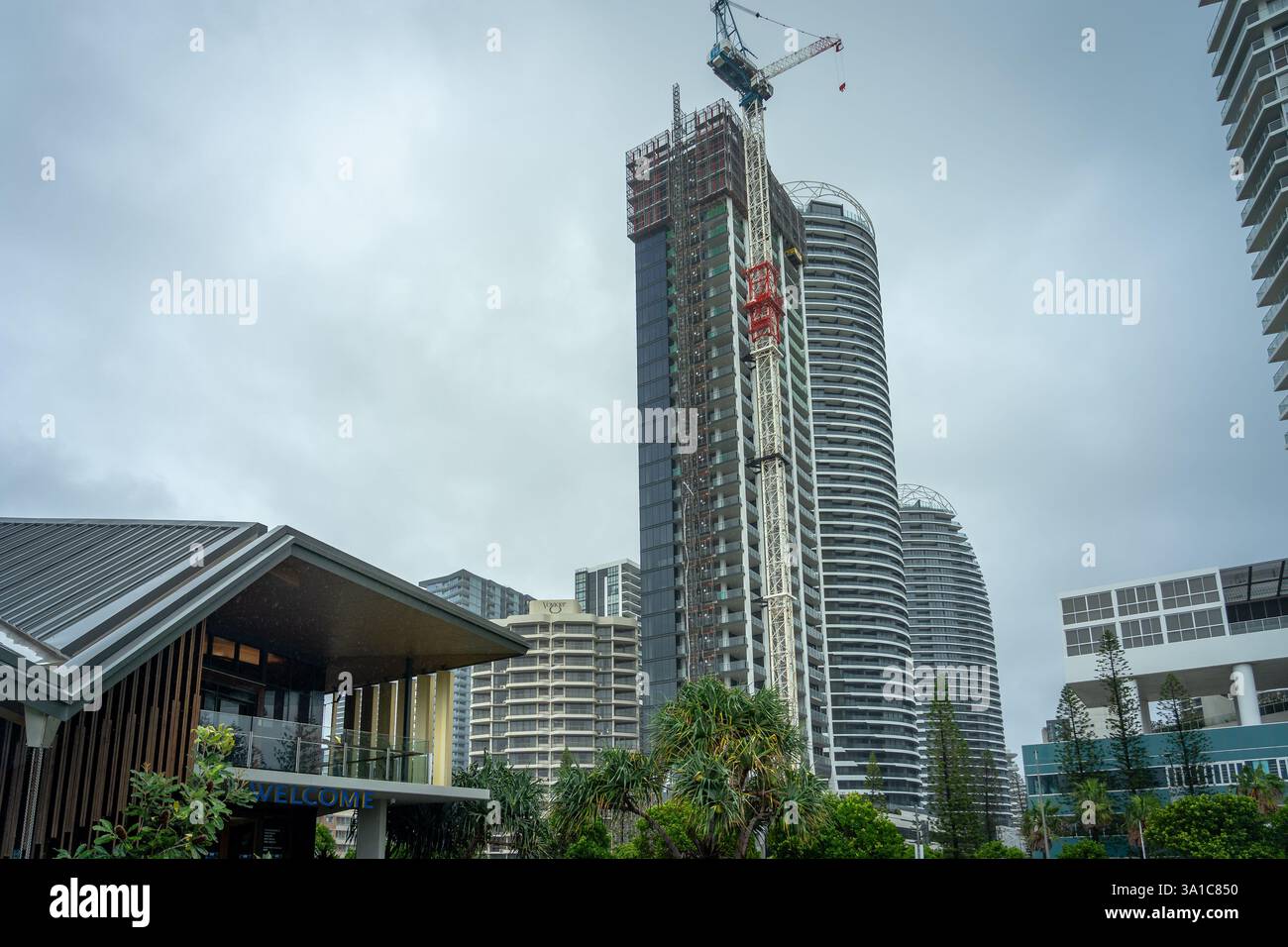 Gold Coast, QLD, Australia - Mar 8, 2025: Cyclone Alfred aftermath in ...