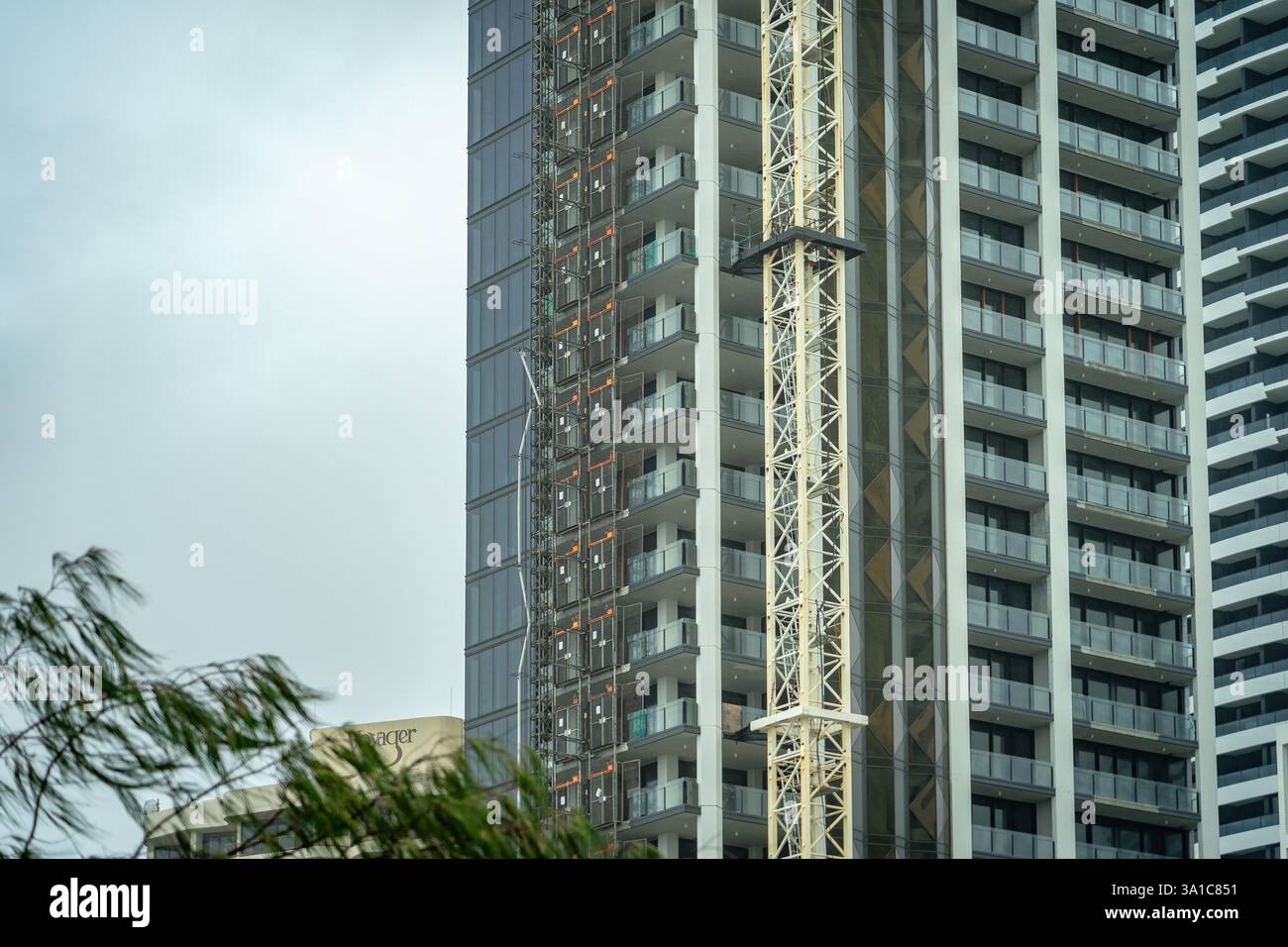 Gold Coast, QLD, Australia - Mar 8, 2025: Cyclone Alfred aftermath in ...