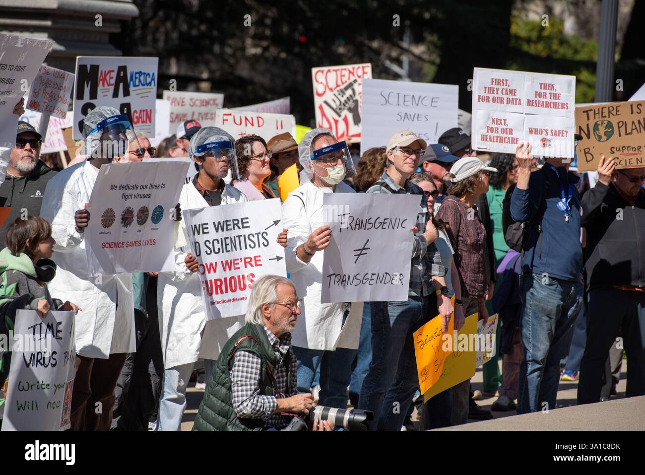 Sacramento, California, USA. March 7, 2025. Stand up for Science ...