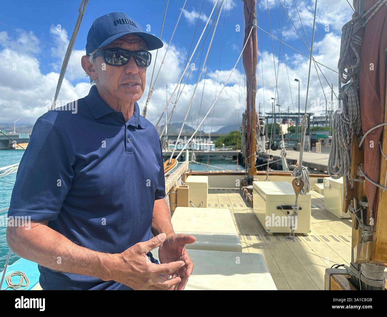 Nainoa Thompson, master navigator and CEO of the Polynesian Voyaging ...