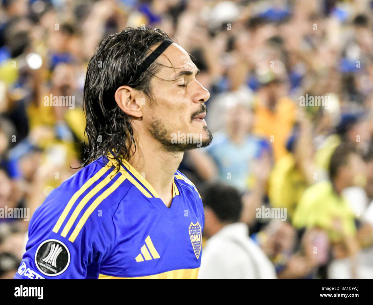 Buenos Aires, Argentina. February 25, 2025. Edison Cavani, Boca Juniors ...