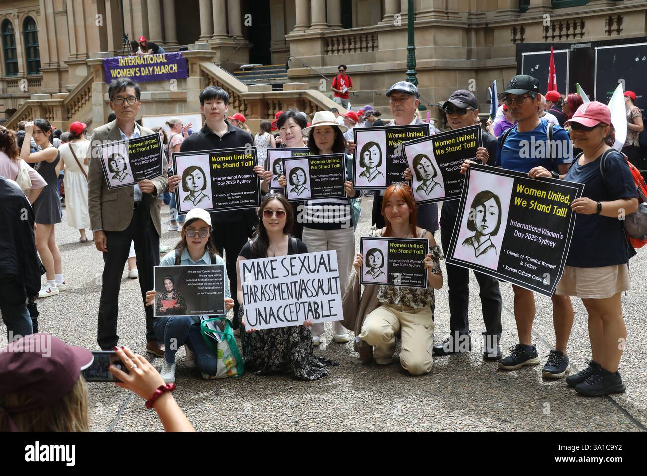 Sydney, Australia. 8th March 2025. Protesters marched from Town Hall ...
