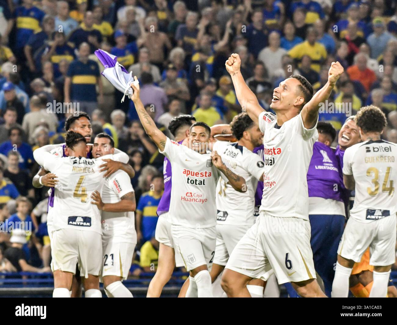 Buenos Aires, Argentina. February 25, 2025. Alianza Lima Player ...