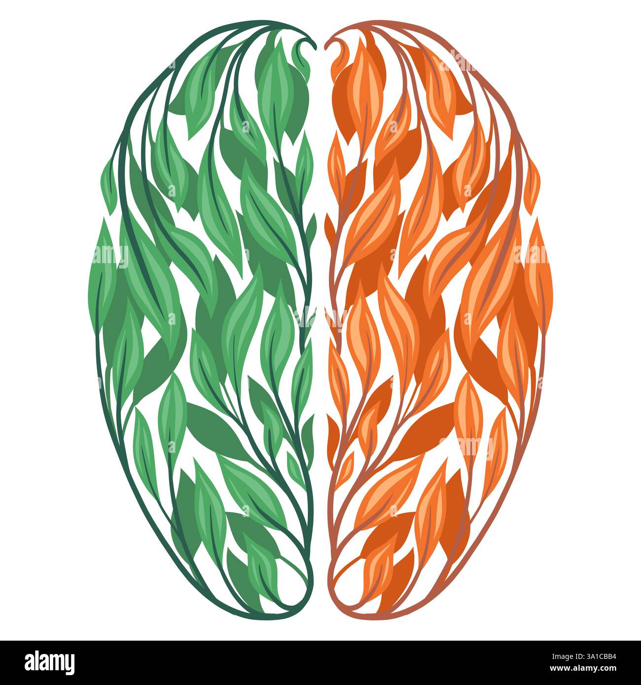 From above autumn Stock Vector Images - Alamy