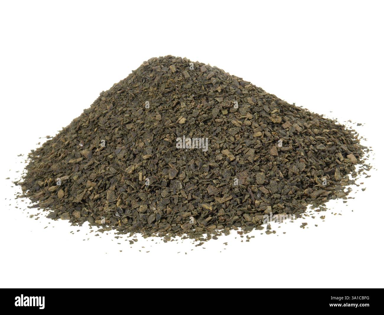 Dried Seaweed Powder on white Background Stock Photo - Alamy