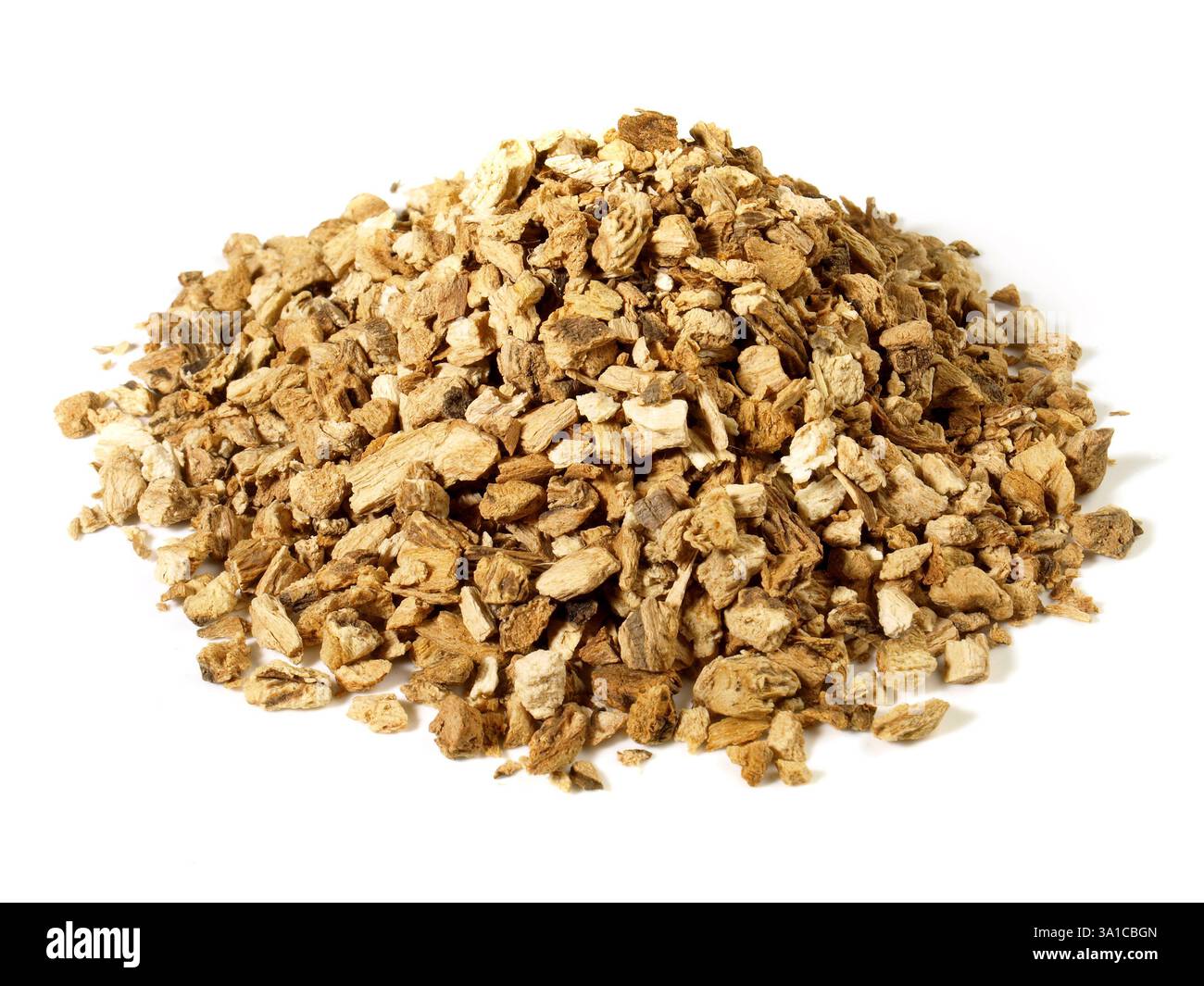 Dried Gentian Roots - Bitter Substance isolated on white Background ...