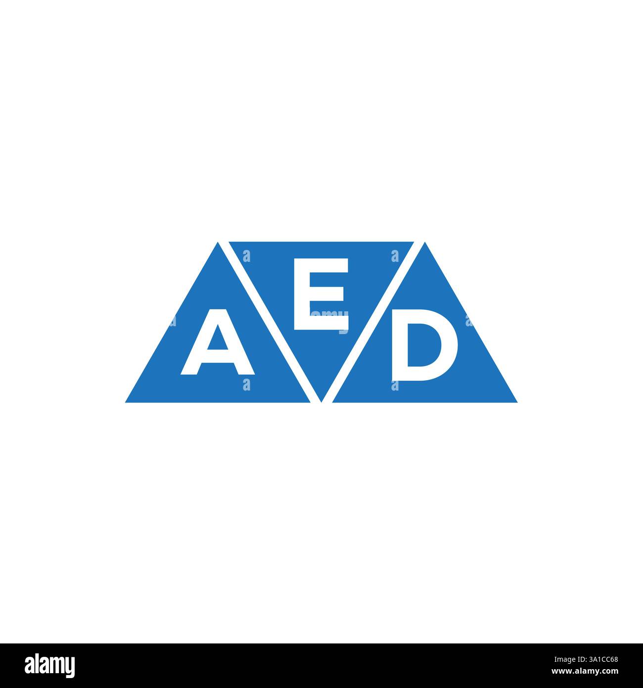 EAD letter logo design on black background. EAD creative initials ...