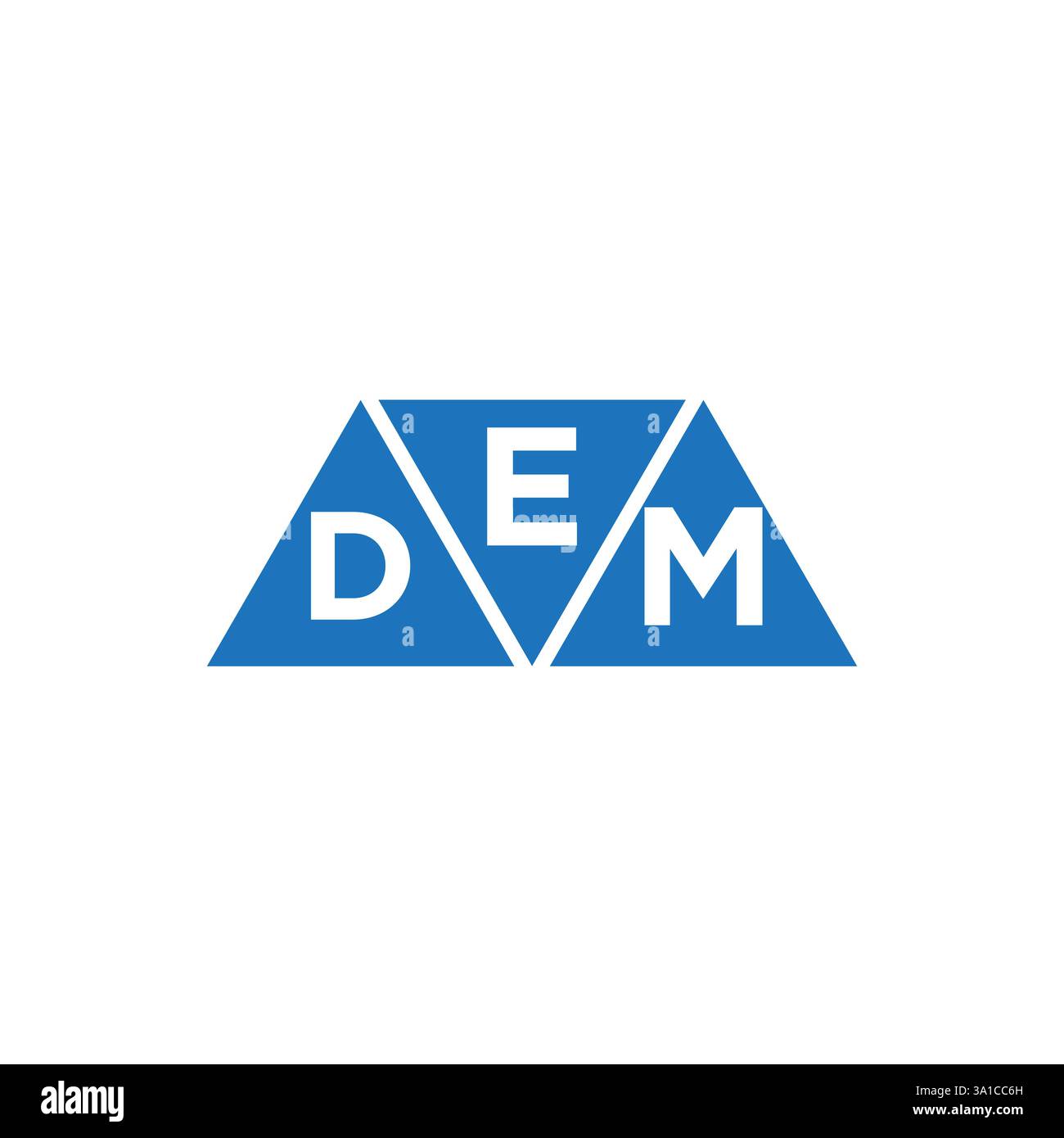 EDM letter logo design on black background. EDM creative initials ...