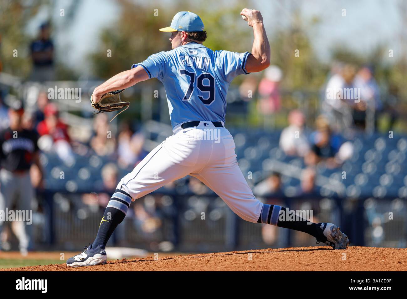 Port Charlotte, FL USA; Tampa Bay Rays pitcher Michael Flynn (79 ...