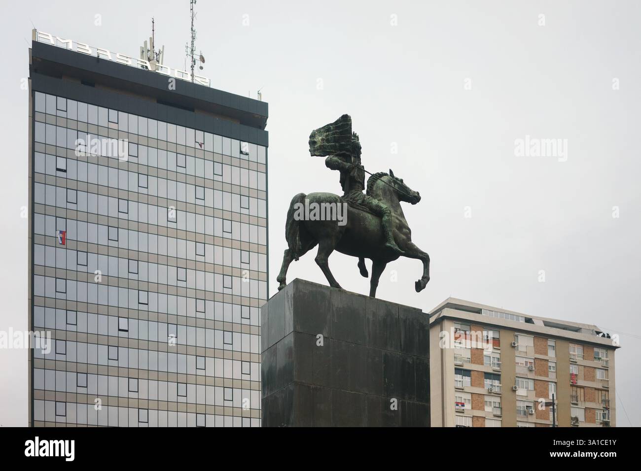 Nis, Serbia - March 01, 2025: Big protest in Nis. Students and citizens ...