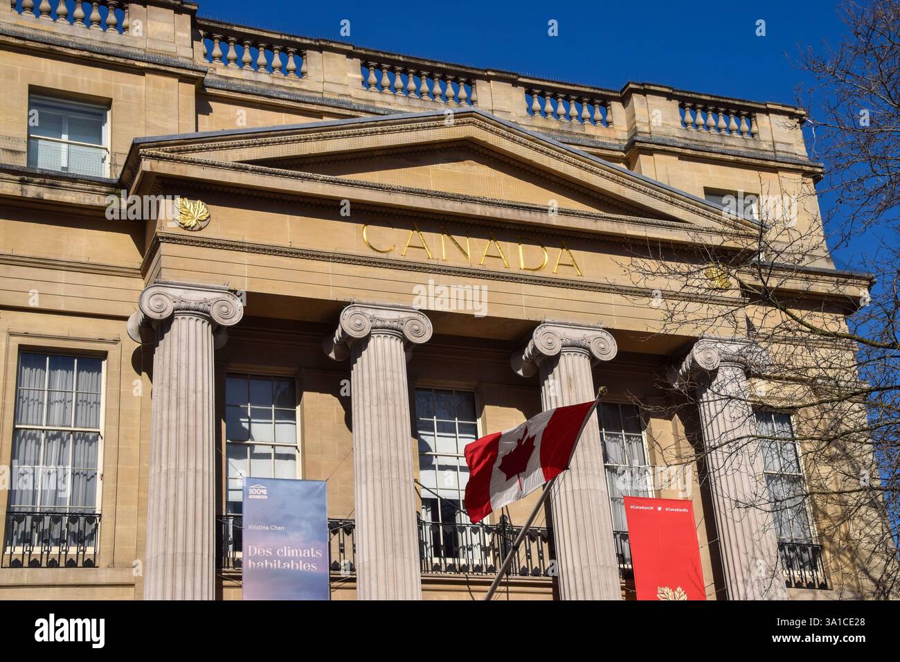 London, UK. 6th March 2025. Exterior view of Canada House, the High ...
