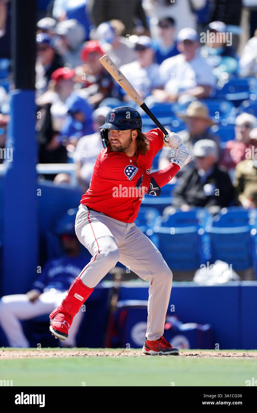 DUNEDIN, FL - MARCH 06: Boston Red Sox first baseman Nathan Hickey (98 ...