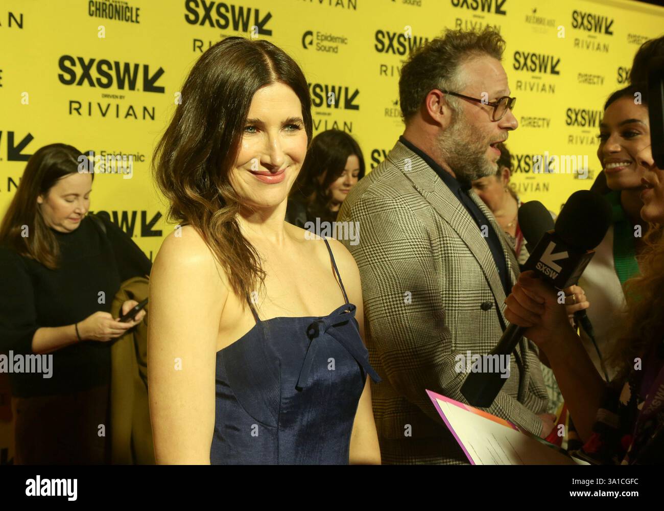 Kathryn Hahn arrives for the series world premiere of "The Studio" on ...