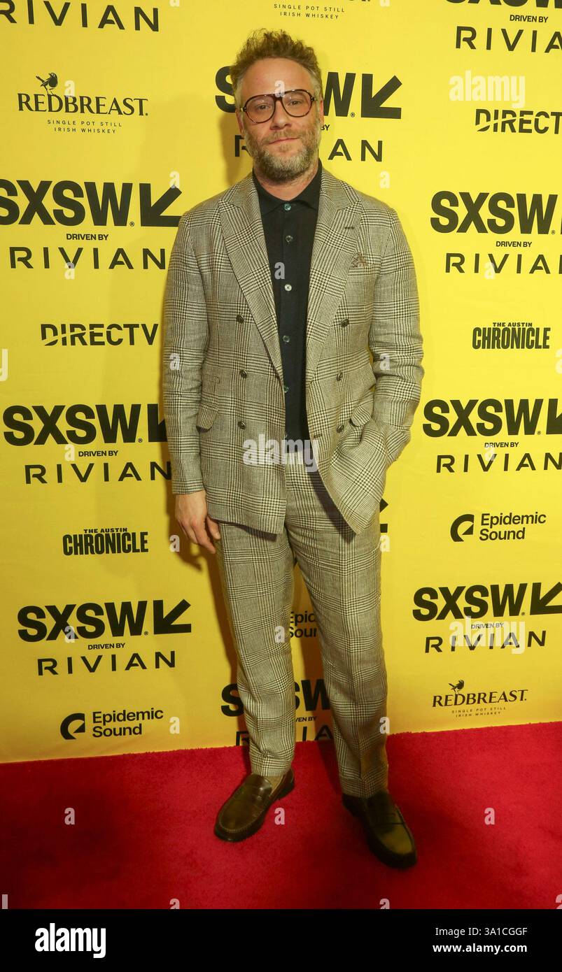 Seth Rogan arrives for the series world premiere of "The Studio" on the ...