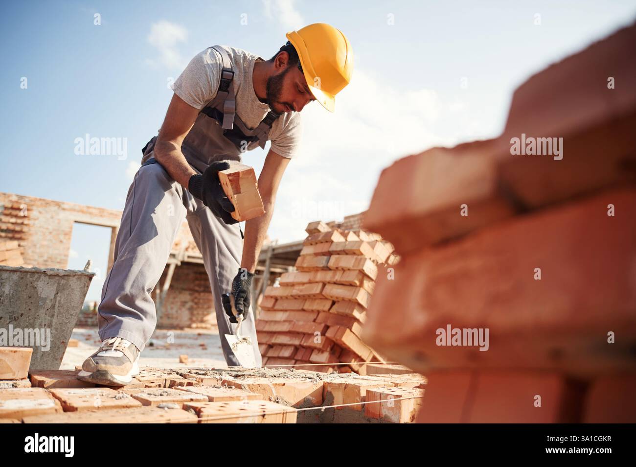 From below indian man hi-res stock photography and images - Alamy