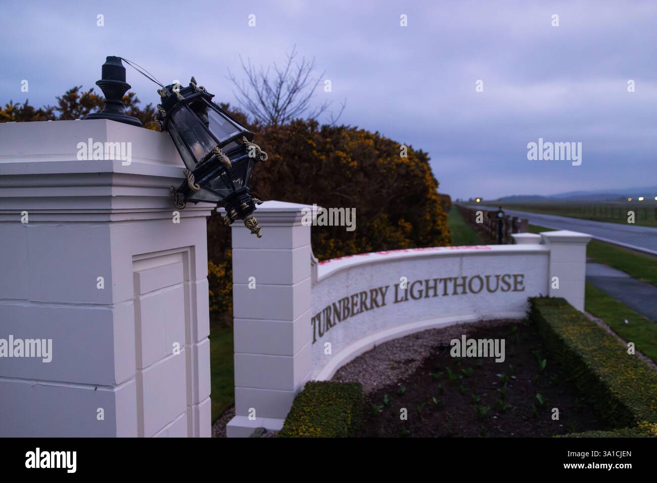 Ayr, UK. 08 MAR, 2025. Damaged light as members of group Palestine ...