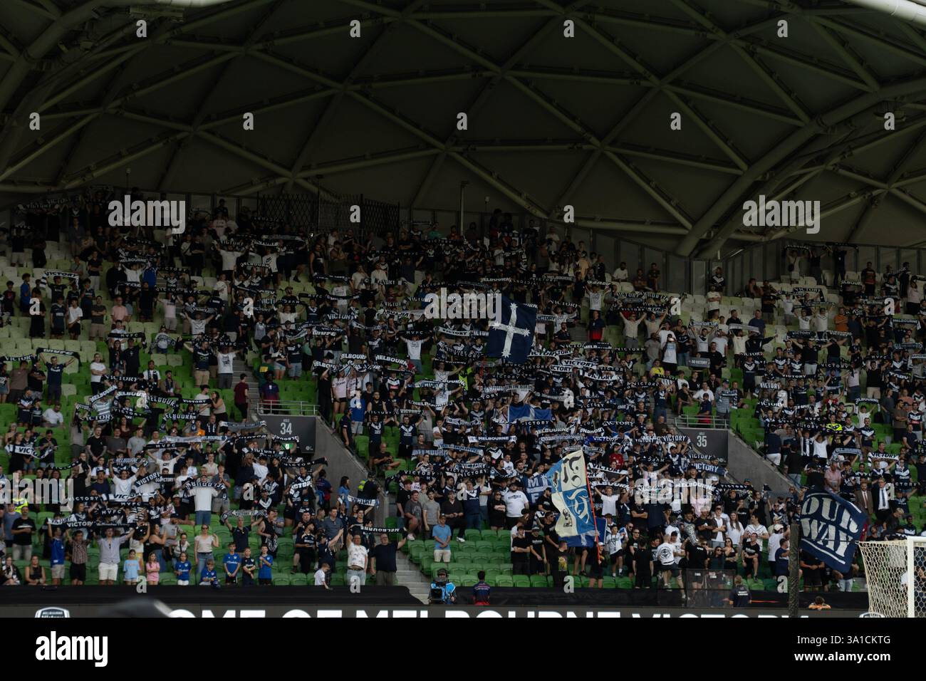 Melbourne, Victoria, Australia. 8th Mar, 2025. Melbourne Victory FC's ...