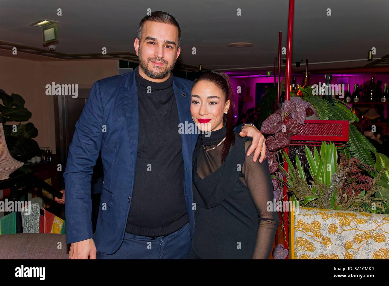 Paris, France.19th Jan, 2025. Party at Noura restaurant on January 19, 2025 in Paris, France ...