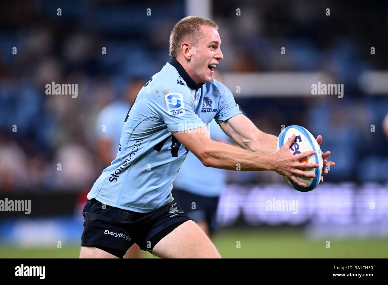 Sydney, Australia. 08th Mar, 2025. Max Jorgensen of the Waratahs ...