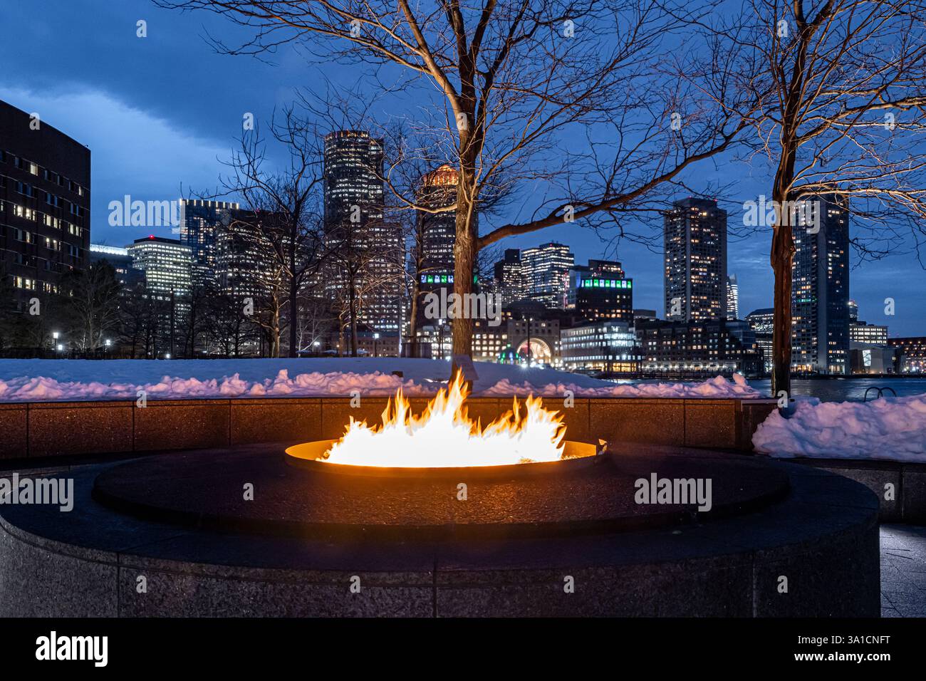 Timelapse boston skyline in massachusetts hi-res stock photography and ...