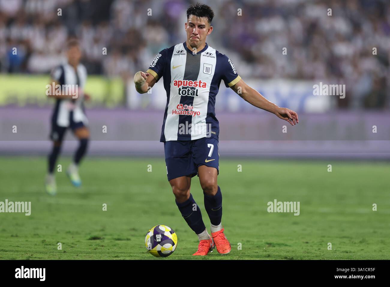 Fernando Gaibor of Alianza Lima during the Liga 1 Te Apuesto match between Alianza de Lima and ...