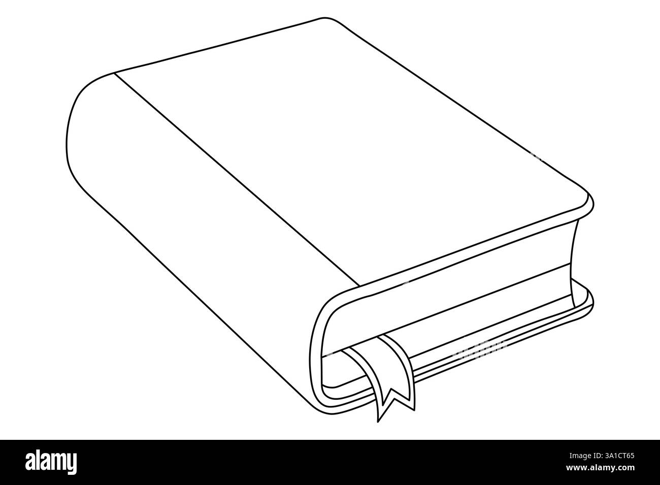 Book Continuous One line art Vector book in line style on white ...