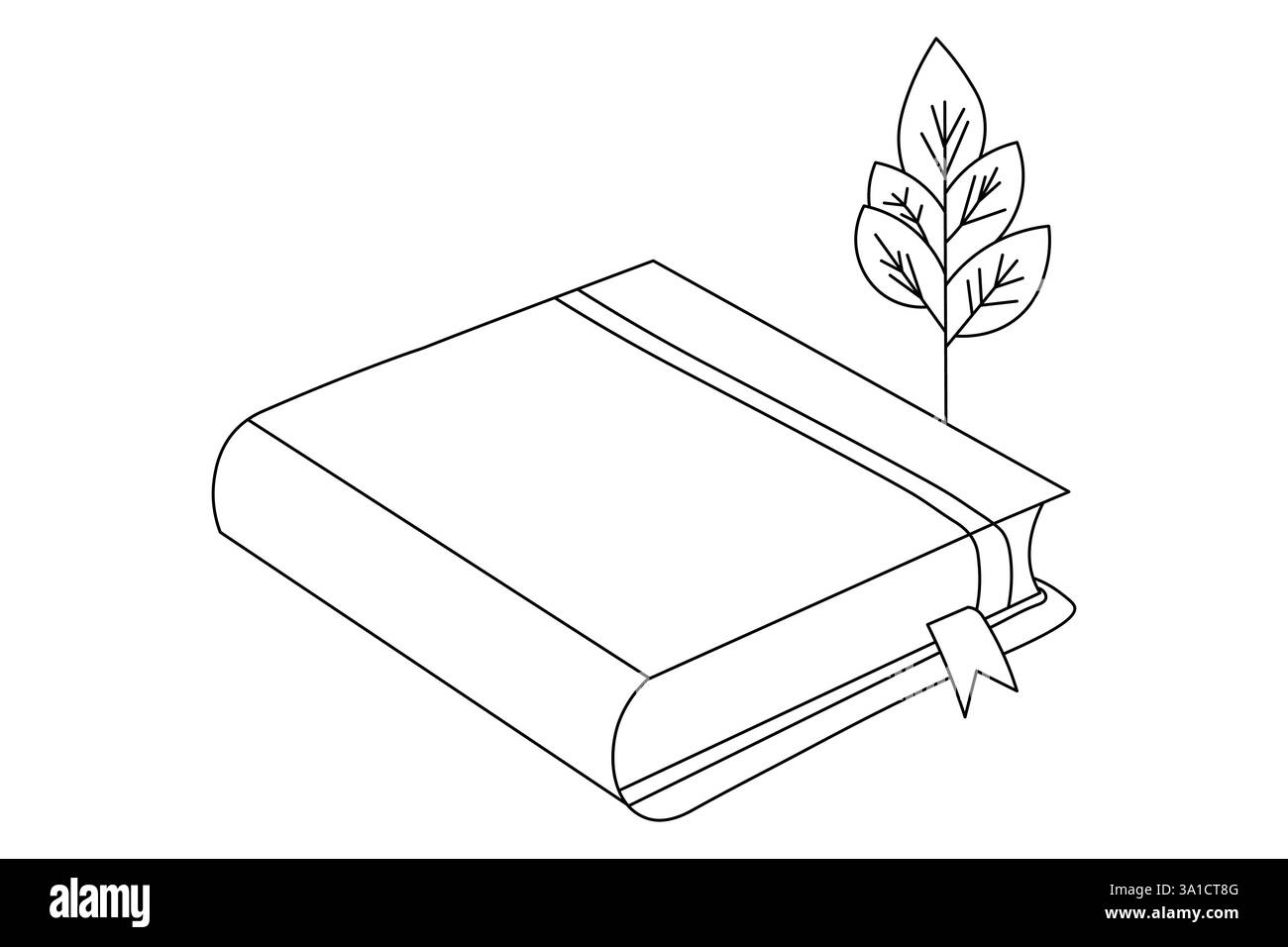 Book Continuous One line art Vector book in line style on white ...