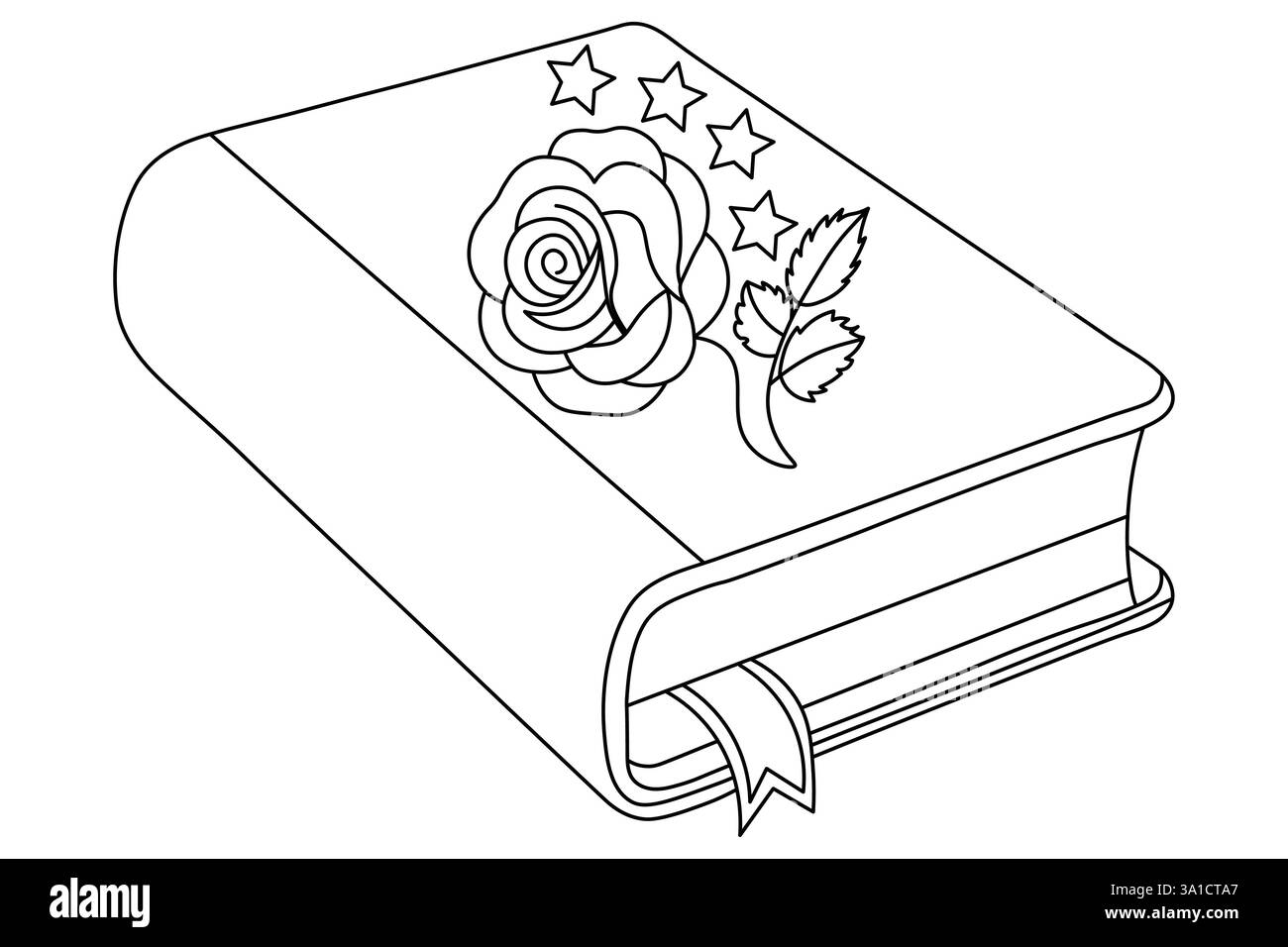 Book Continuous One line art Vector book in line style on white ...