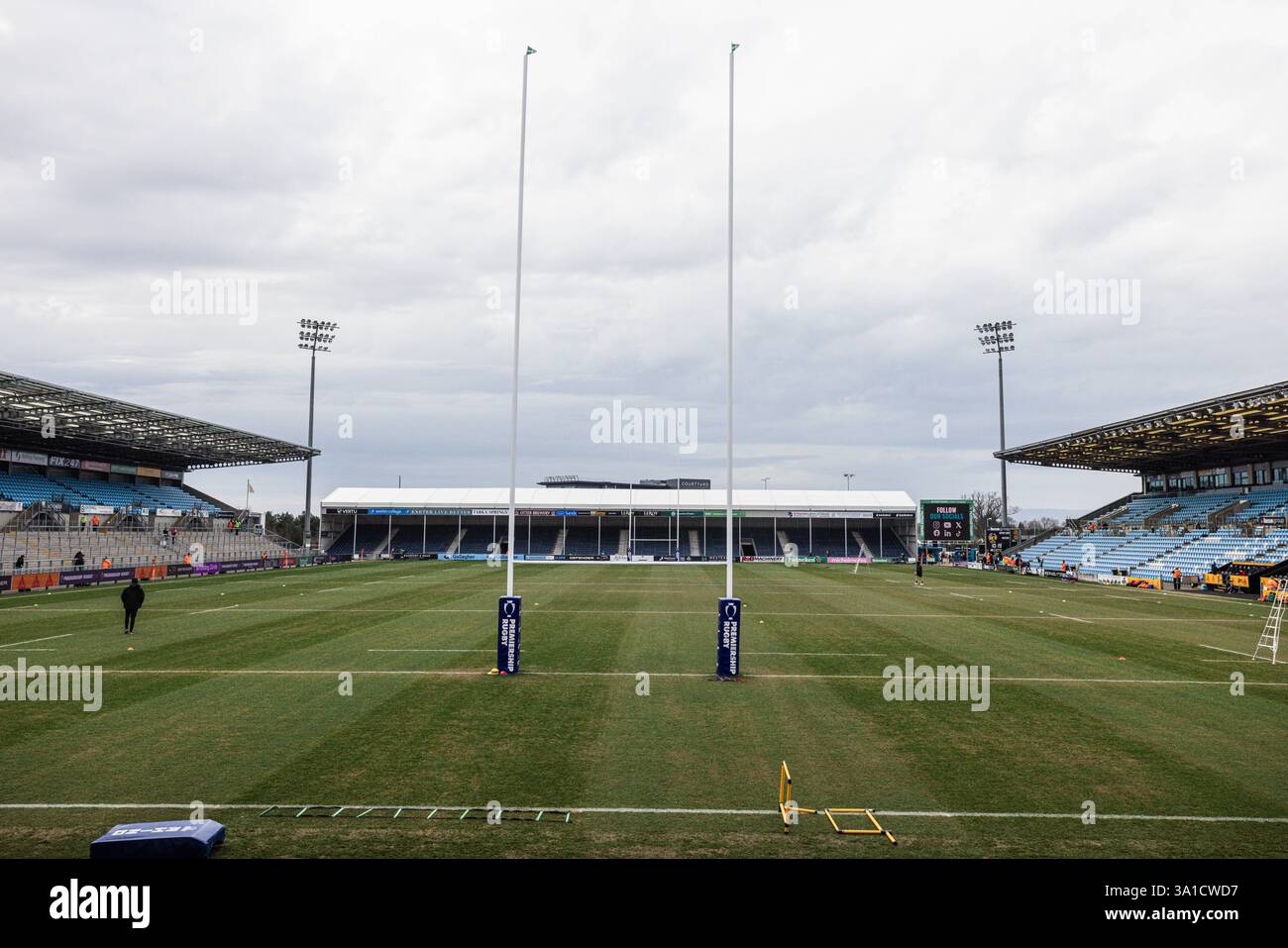 General View inside Sandy Park before the match Exeter Chiefs v Ealing ...