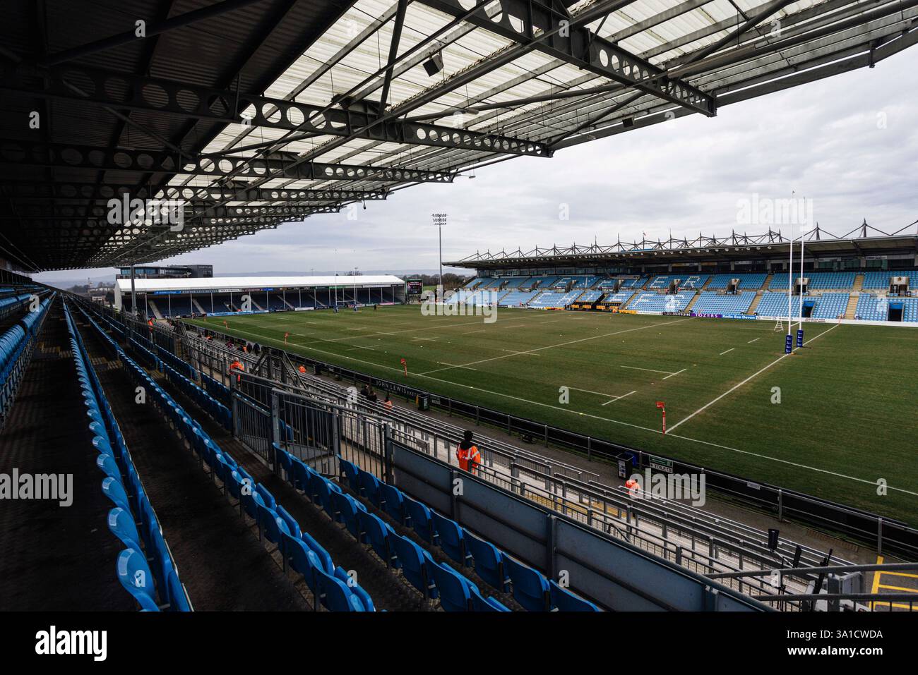 General View inside Sandy Park before the match Exeter Chiefs v Ealing ...