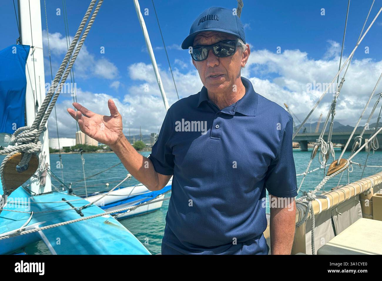 Nainoa Thompson, master navigator and CEO of the Polynesian Voyaging ...