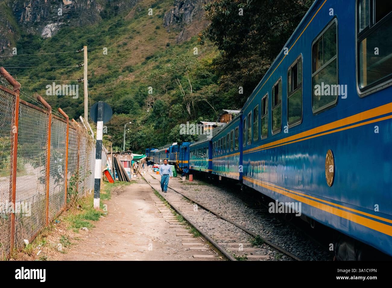 Train to Machu Picchu in Peru - april 2 2025 Stock Photo - Alamy