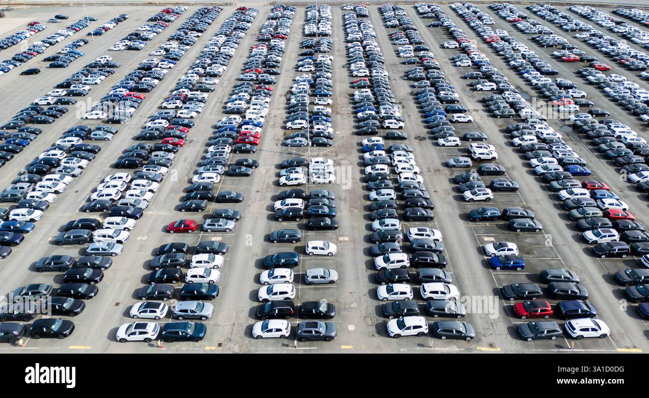 PRODUCTION - 07 March 2025, Lower Saxony, Wolfsburg: New Volkswagen ...