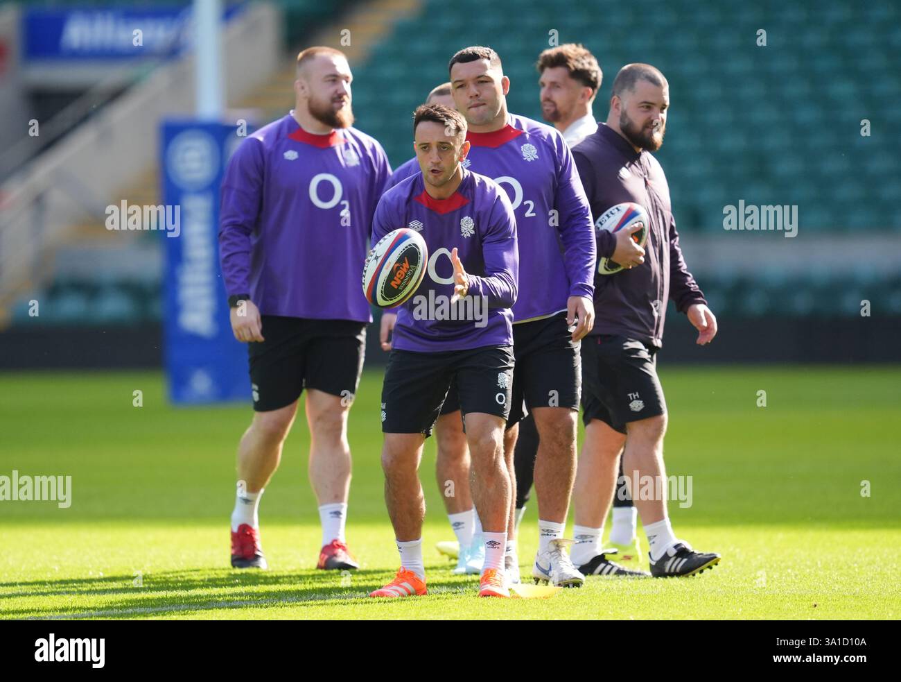England's Alex Mitchell during Captain's Run at the Allianz Stadium ...