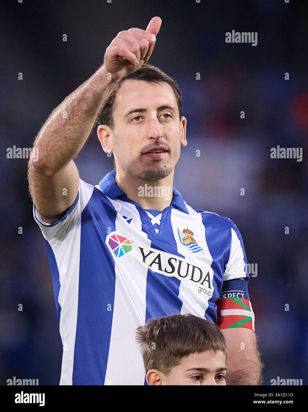 Madrid, Spain. 06th Mar, 2025. Real Sociedad's Mikel Oyarzabal during ...