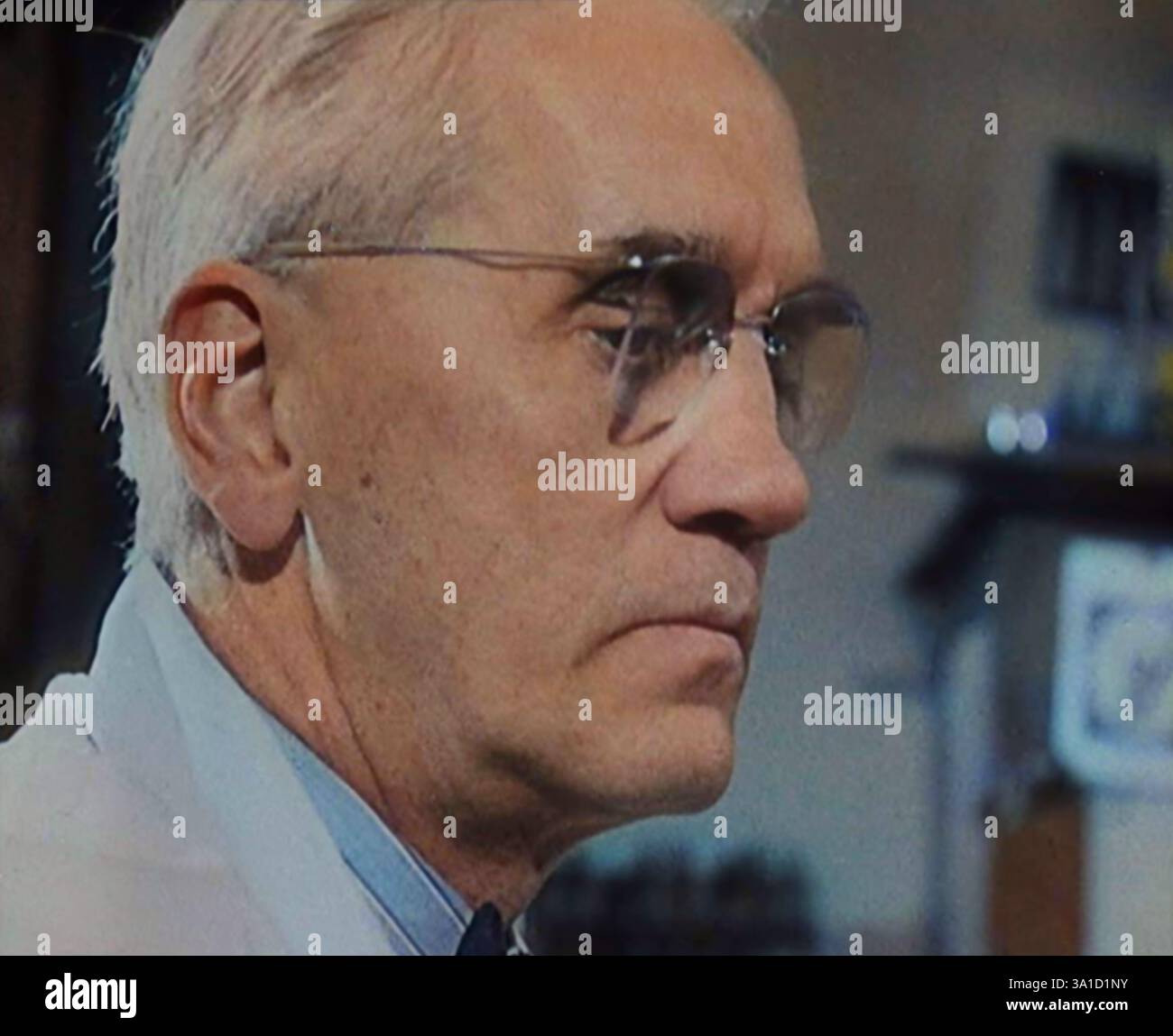 Dr Alexander Fleming, the Inventor of Penicillin, Experimenting in a ...