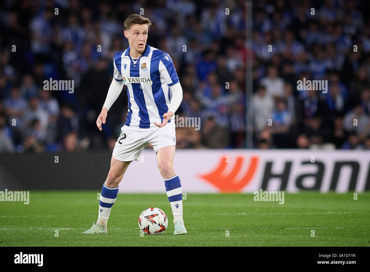 Real Sociedad’s Benat Turrientes during UEFA Europa League 2024/2025 ...