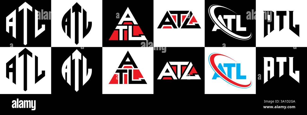 Atl hexagon Stock Vector Images - Alamy