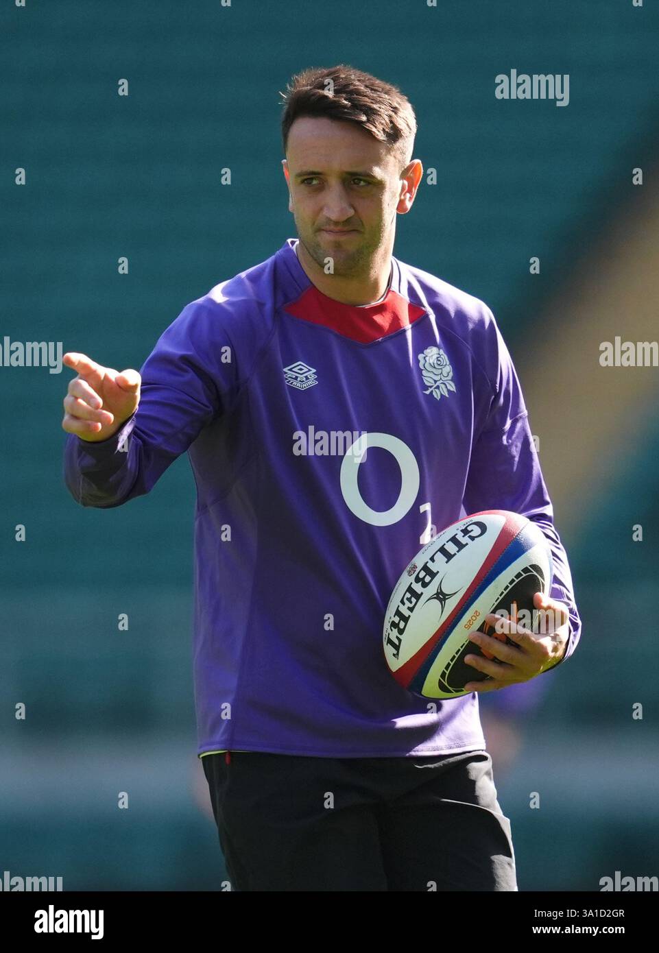 England's Alex Mitchell during Captain's Run at the Allianz Stadium ...