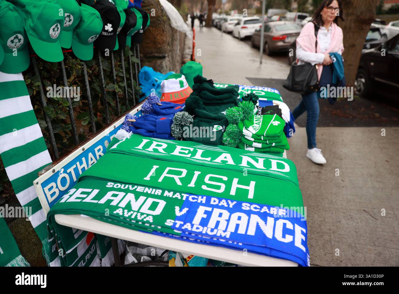 Matchday merchandise for sale ahead of the Guinness Men's Six Nations ...