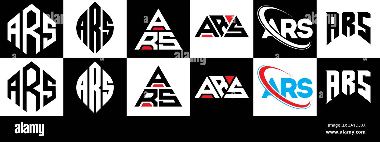 Letter ars logo design hi-res stock photography and images - Alamy