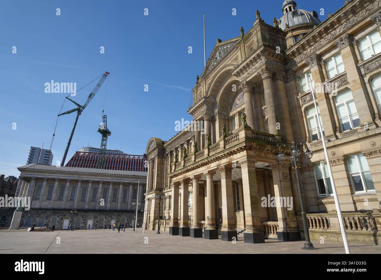 Victoria Square, Birmingham, 8th March 2025: Birmingham Council House ...
