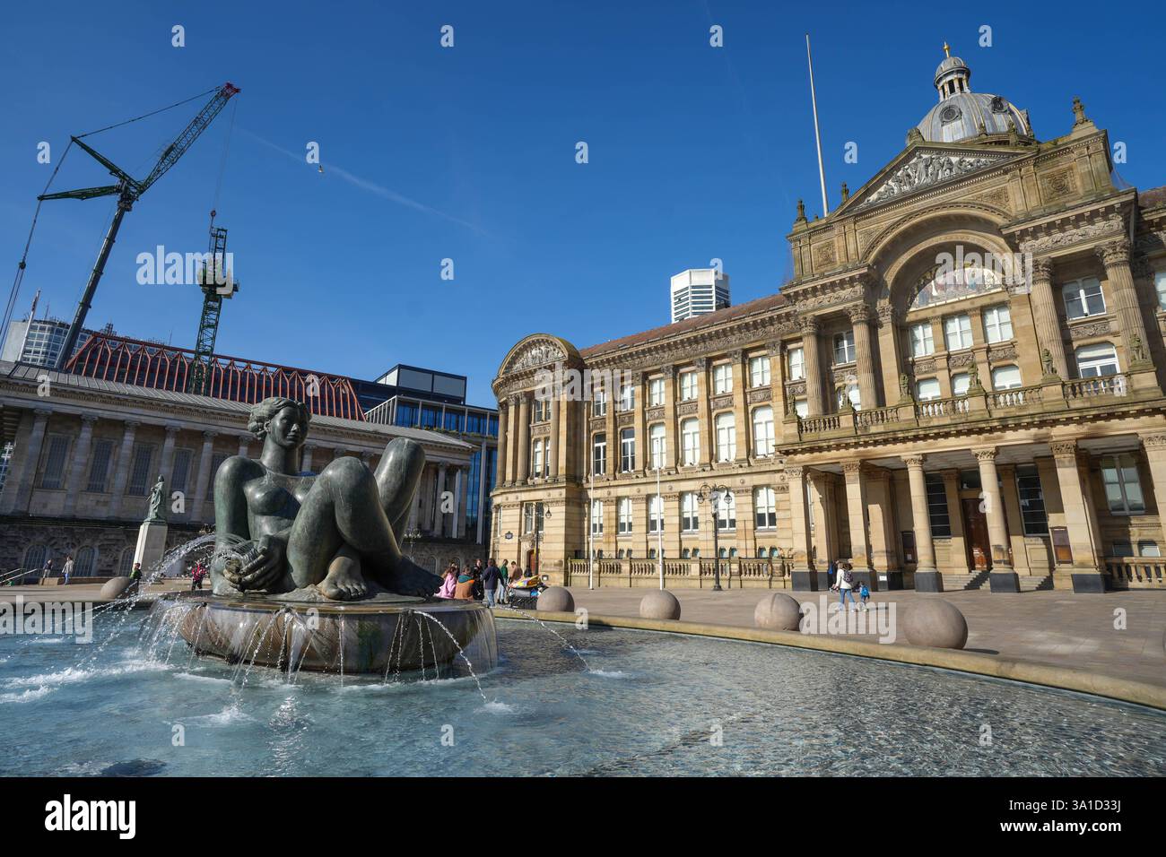 Victoria Square, Birmingham, 8th March 2025: Birmingham Council House ...