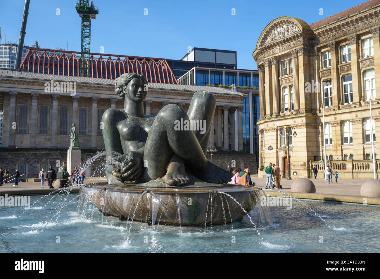 Victoria Square, Birmingham, 8th March 2025: Birmingham Council House ...