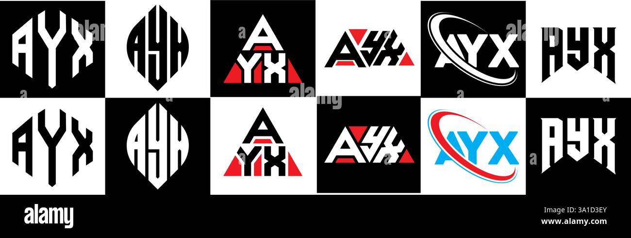 Ayx cube Stock Vector Images - Alamy
