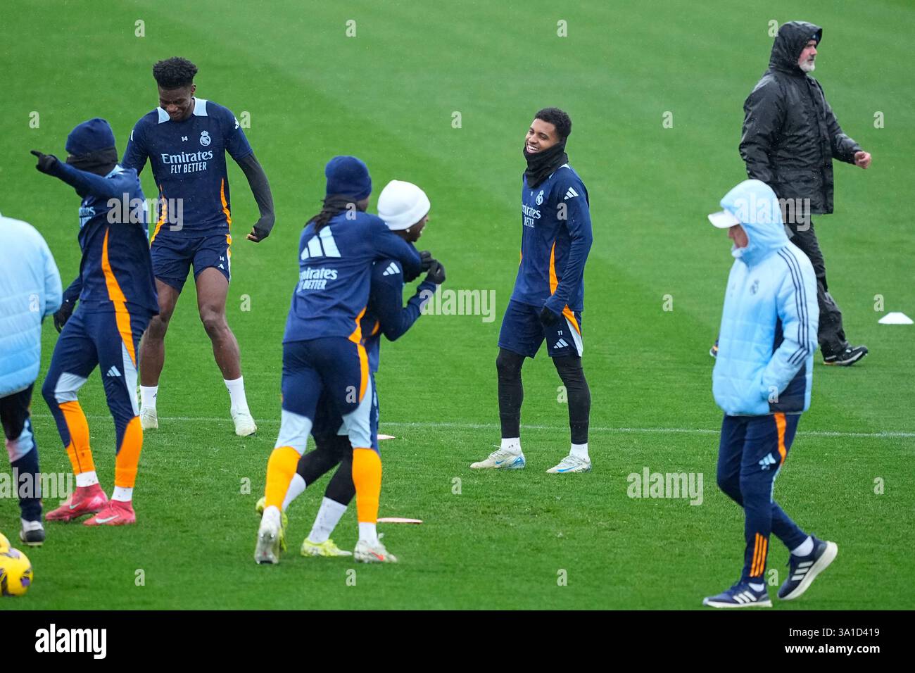 Rodrygo Goes during the training day of Real Madrid ahead the Spanish ...