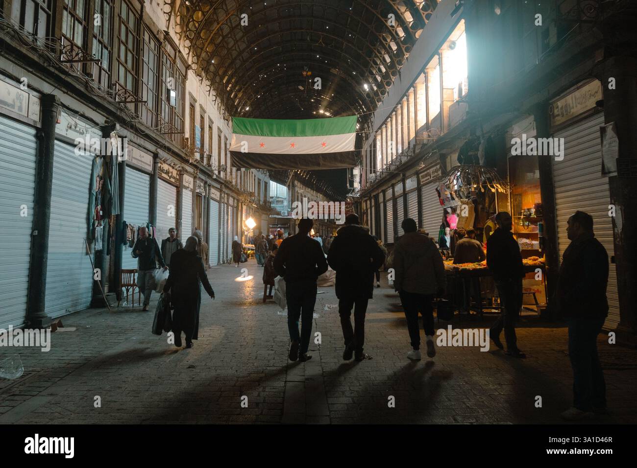 Damascus, Syria. 03rd Mar, 2025. A morning view of Souq al-Hamidiya ...
