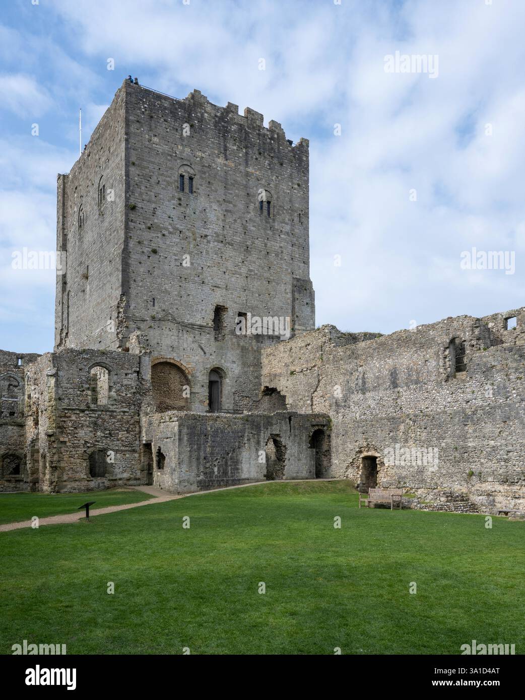 Portchester Castle - medieval fortress - Church lane, Portchester ...