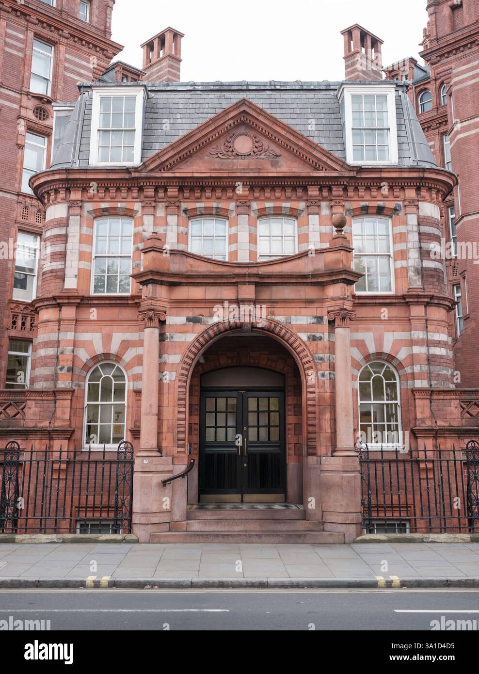 The Grand Entrance To A Victorian Era Hospital Or University Or ...