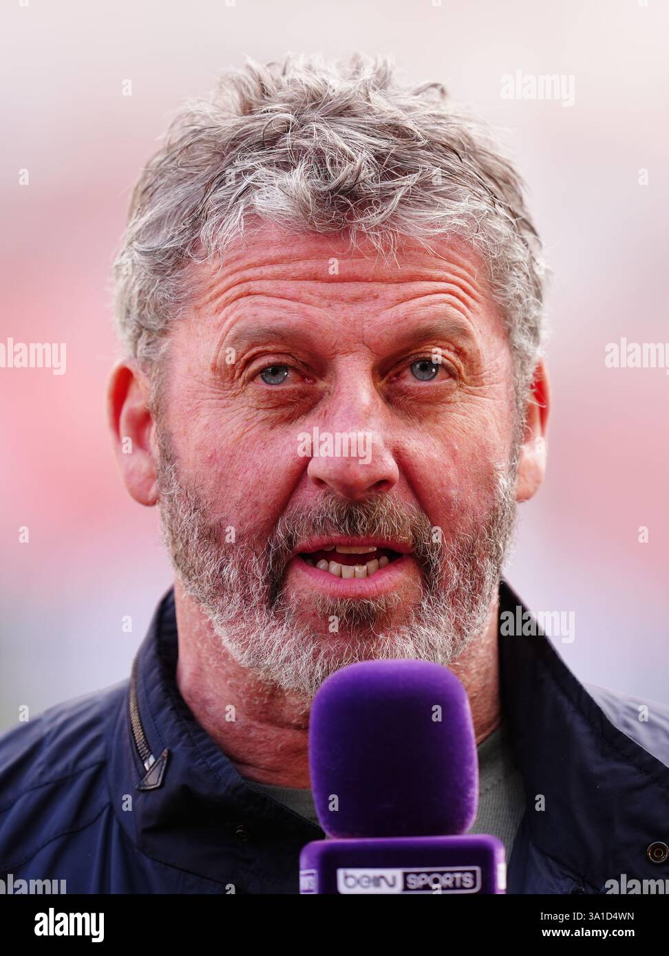 Bein Sports pundit Andy Townsend before the Premier League match at the ...